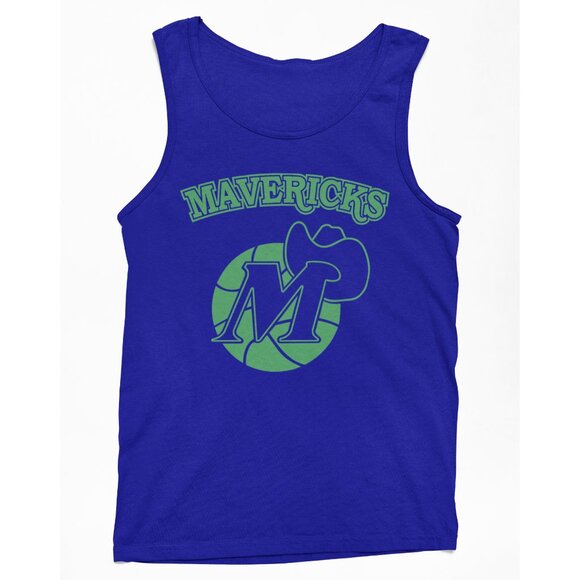 Shirts | New Dallas Mavericks 198 Monochrome Pop Wordmark Logo Tank Top ...